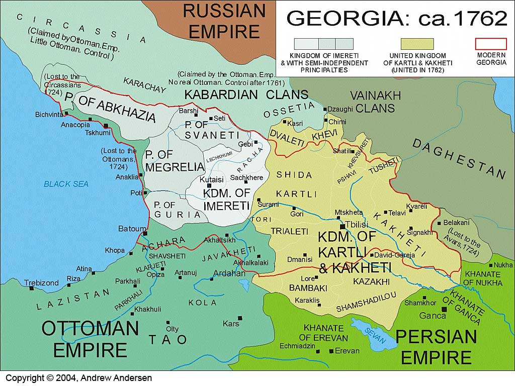 Georgian Historical maps - Georgia Travel Guide